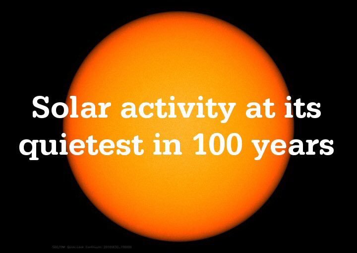 Science Behind The Grand Solar Minimum Climate Catastrophe – Global ...